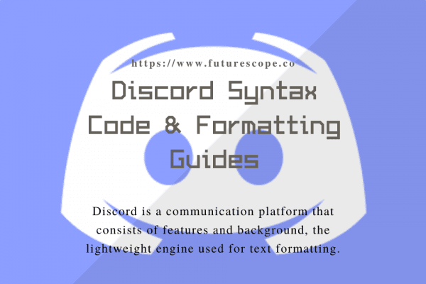 Discord Syntax Code Formatting Guides Bold Color Italic 