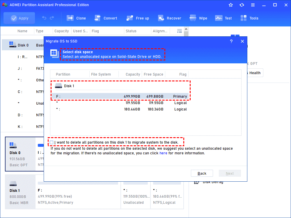 Best Windows 10 migration tool - AOMEI Partition Assistant