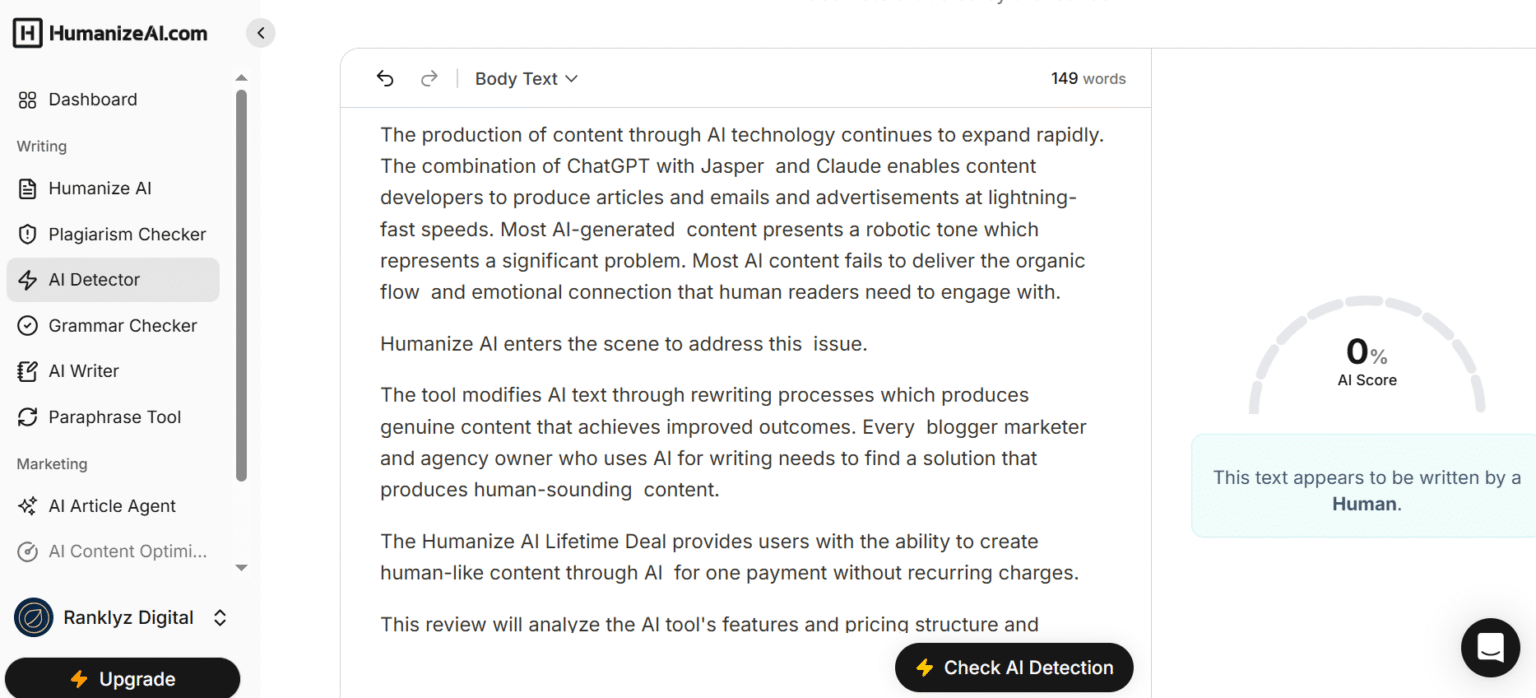Humanize AI Lifetime Deal Review: Make AI-Generated Content Sound Human ...